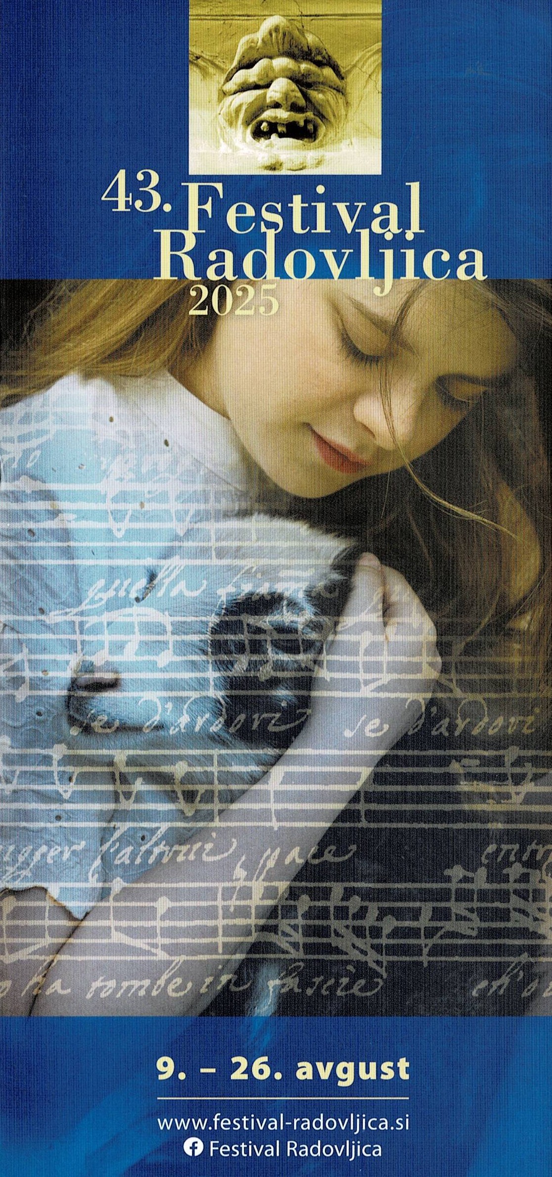 8.25. SL-1 Naslovnica programa 43. festivala RADOVLJICA 2025 – Kulturno medijski center Slovenija